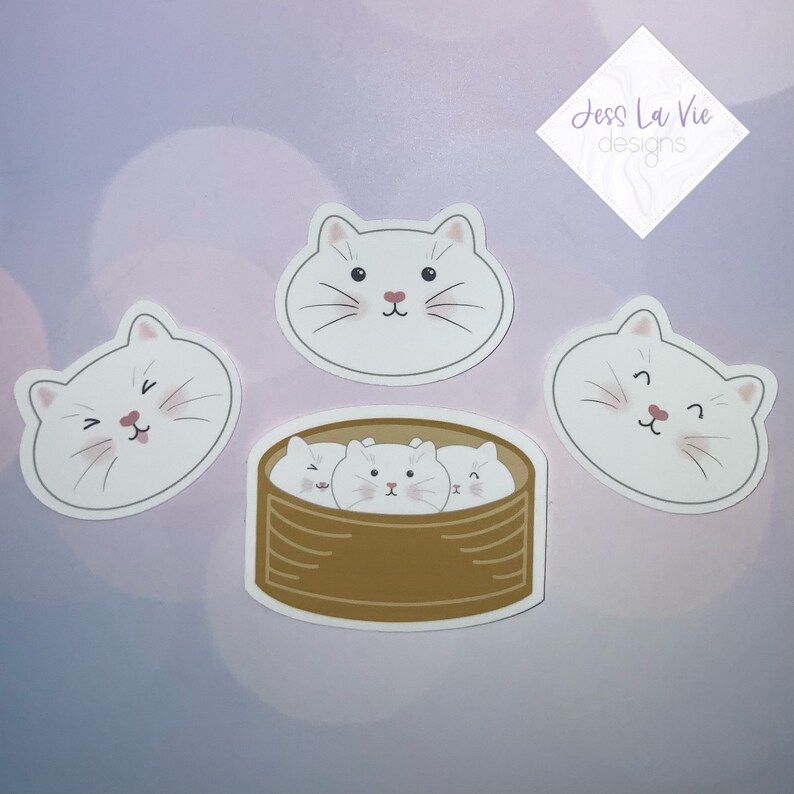 Dimsum Kitties Sticker Bundle Sticker Dimsum Dimsum Sticker Laptop ...
