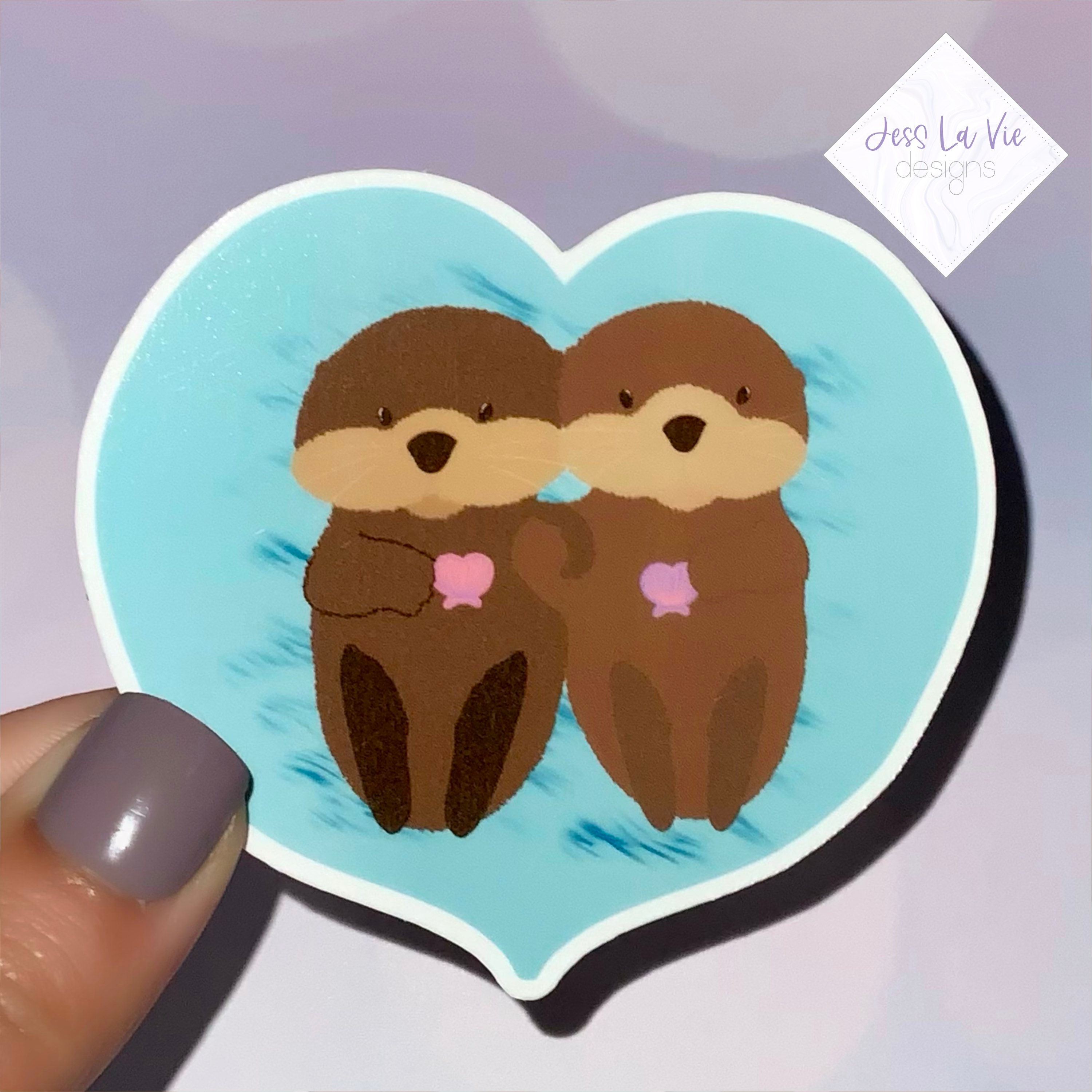 Otter Sticker | Sea Otter Sticker | Otters | Sea Otters | Laptop ...