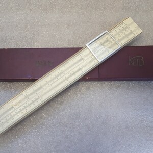 Vintage Soviet Slide Rule 1964 for Calculating Mathematical Operations ...