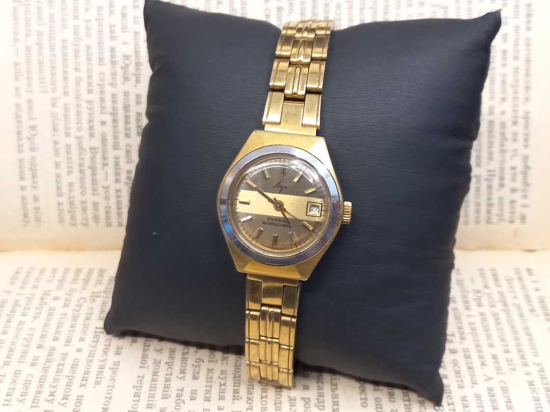 Vintage Rare Wrist Watch"luch" Automatic Winding,ussr Women Mechanical ...
