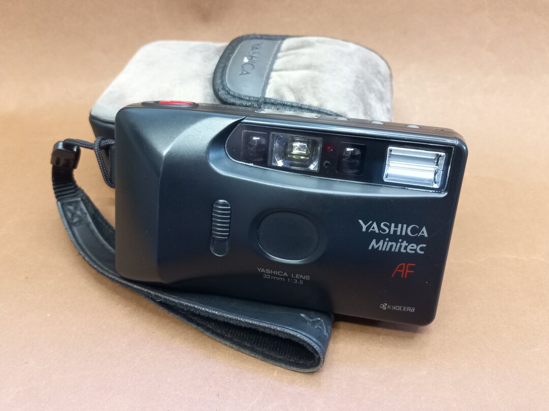 Vintage Camera Yashica Minitec AF, Film Camera Yashica 1990s. Point and ...