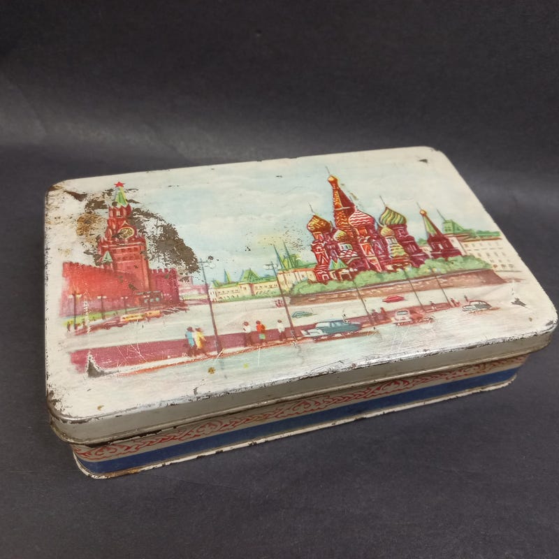Russian Tin Box - Etsy