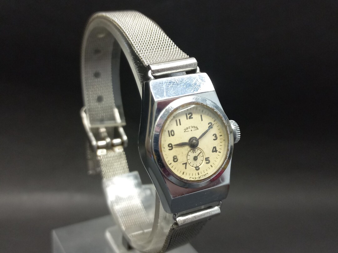 Soviet Vintage Women's Wrist Watch "zvezda", Old Watch 1953 ...