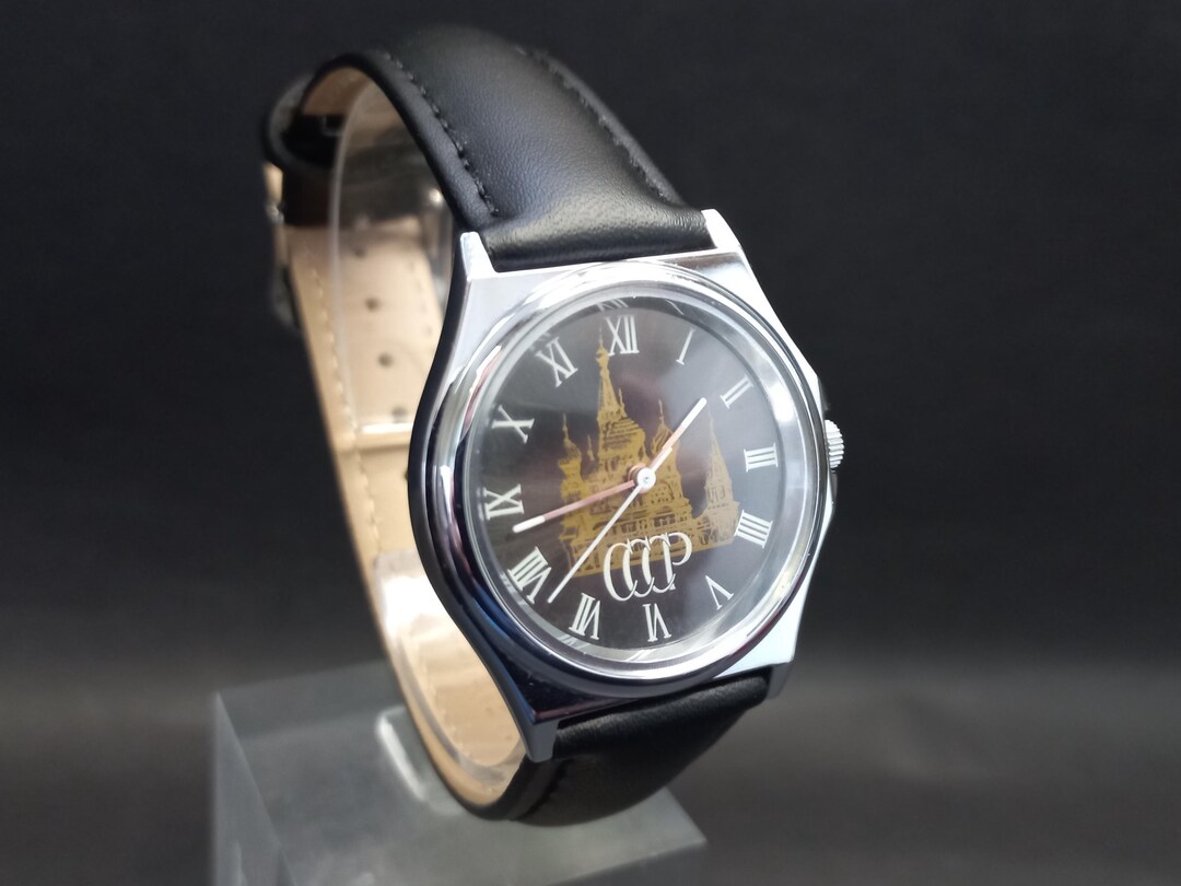 Soviet Vintage Watch Luch Kremlin Cathedral, Russian Men Quartz ...