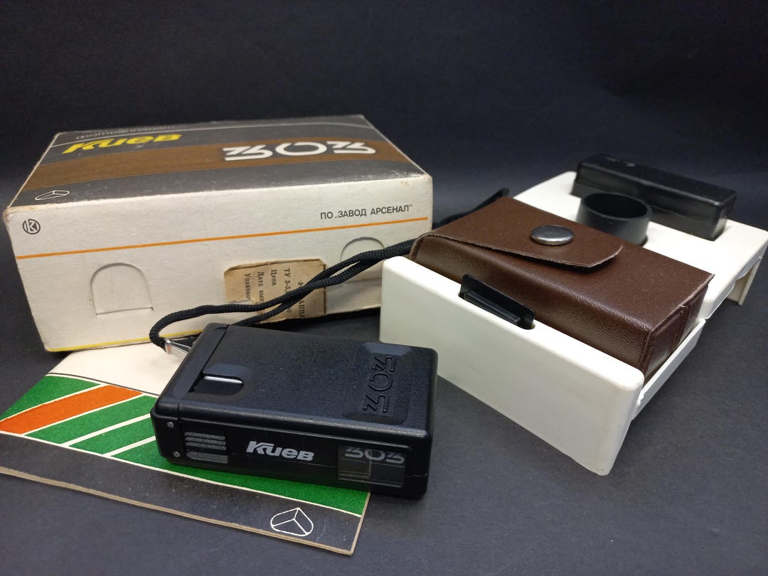 Soviet Vintage Camera Kiev 303, Vintage Mini Camera 16mm, Pocket Camera ...