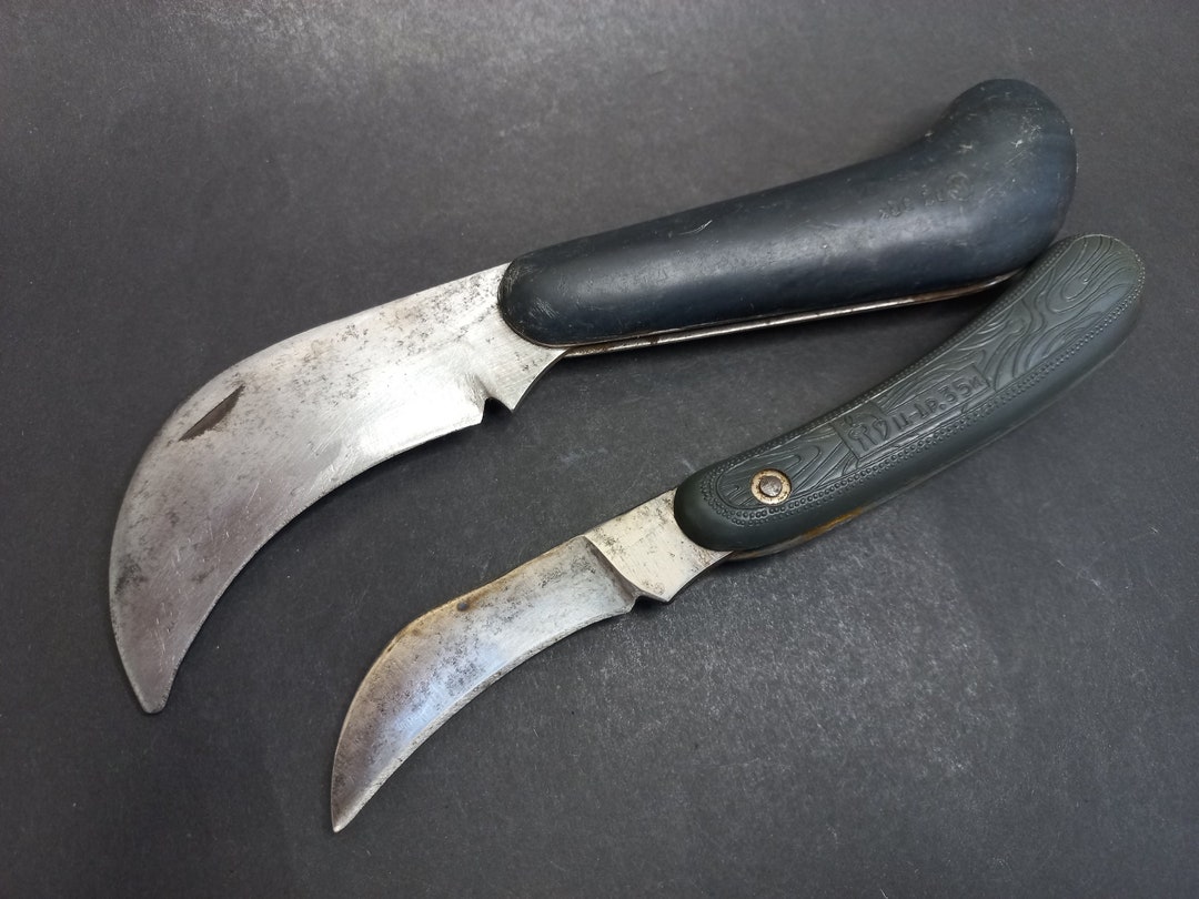 Vintage Soviet Garden Knives 2 Pcs, USSR Folding Knife, Gardener Pocket ...