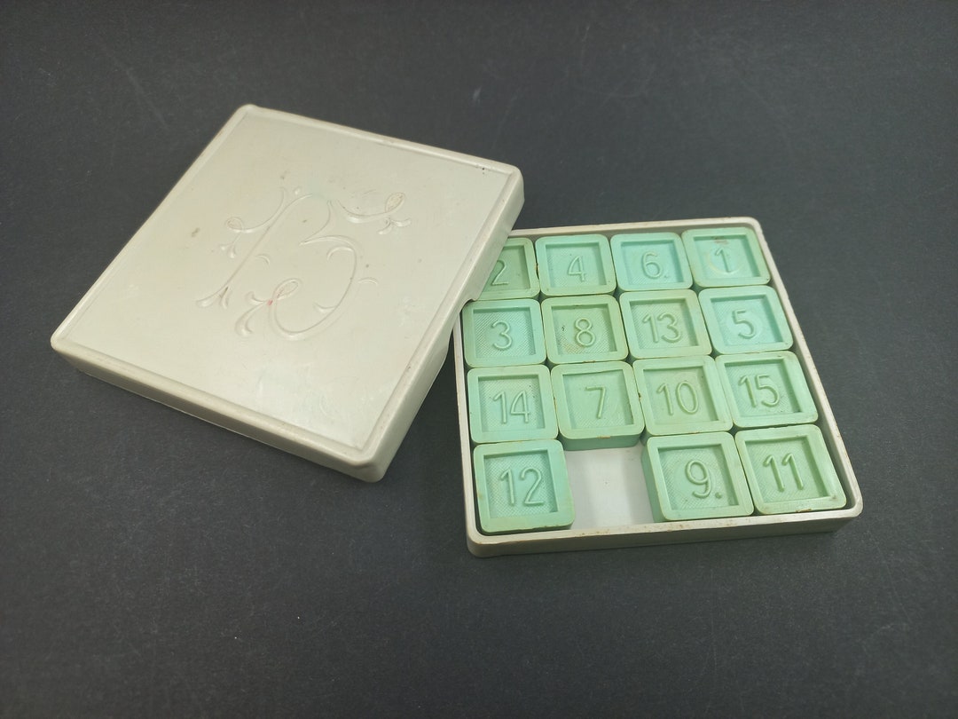 Vintage Puzzle Game, Soviet Game 15, Soviet Logic Game, USSR Puzzle ...