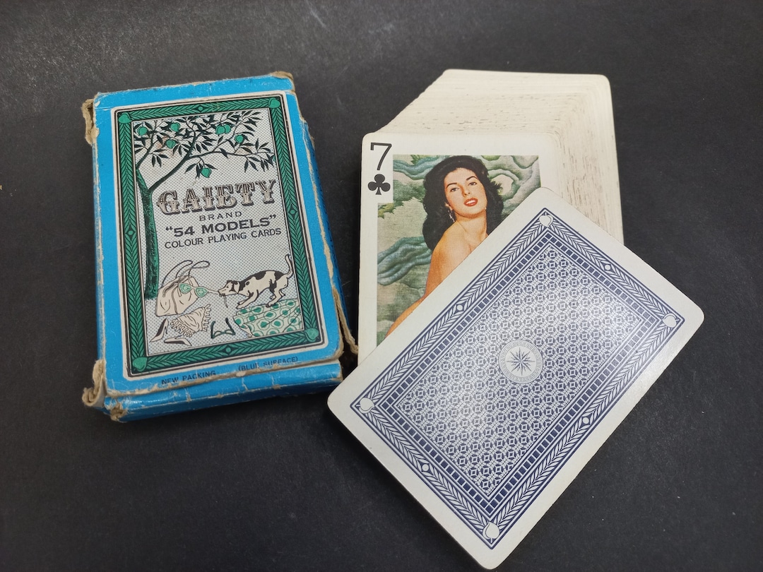 Vintage Collectible Playing Cards, Beautiful Girls 1970's, Rare Playing ...