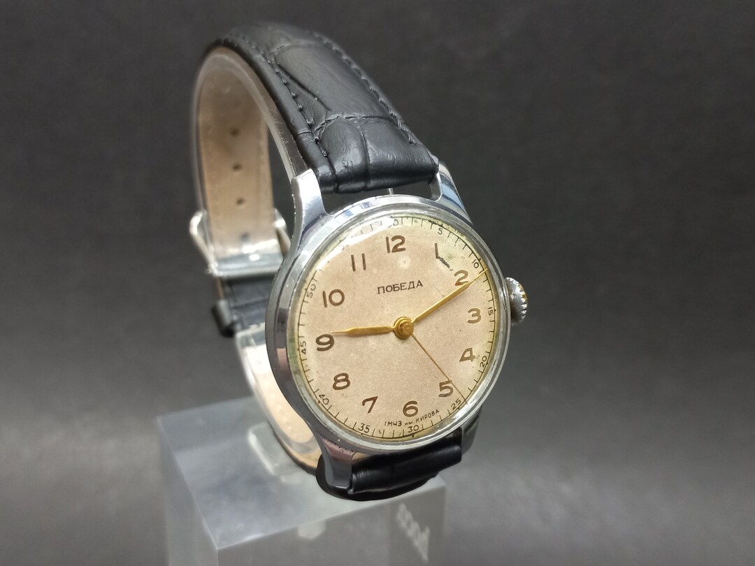 Soviet Vintage Watch Pobeda 1955 victory, Vintage Mechanical Wrist ...
