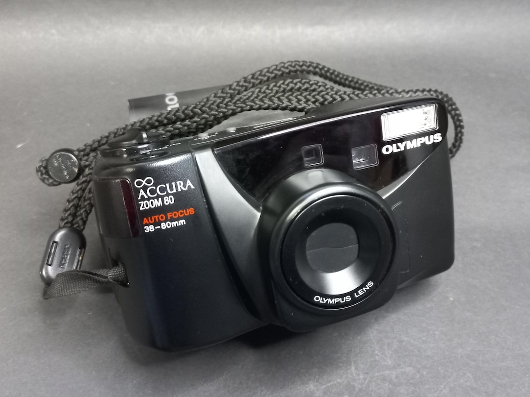 Vintage Camera Olympus Accura Zoom 80.film Camera Olympus 1990s.point and Shot Camera.working ...