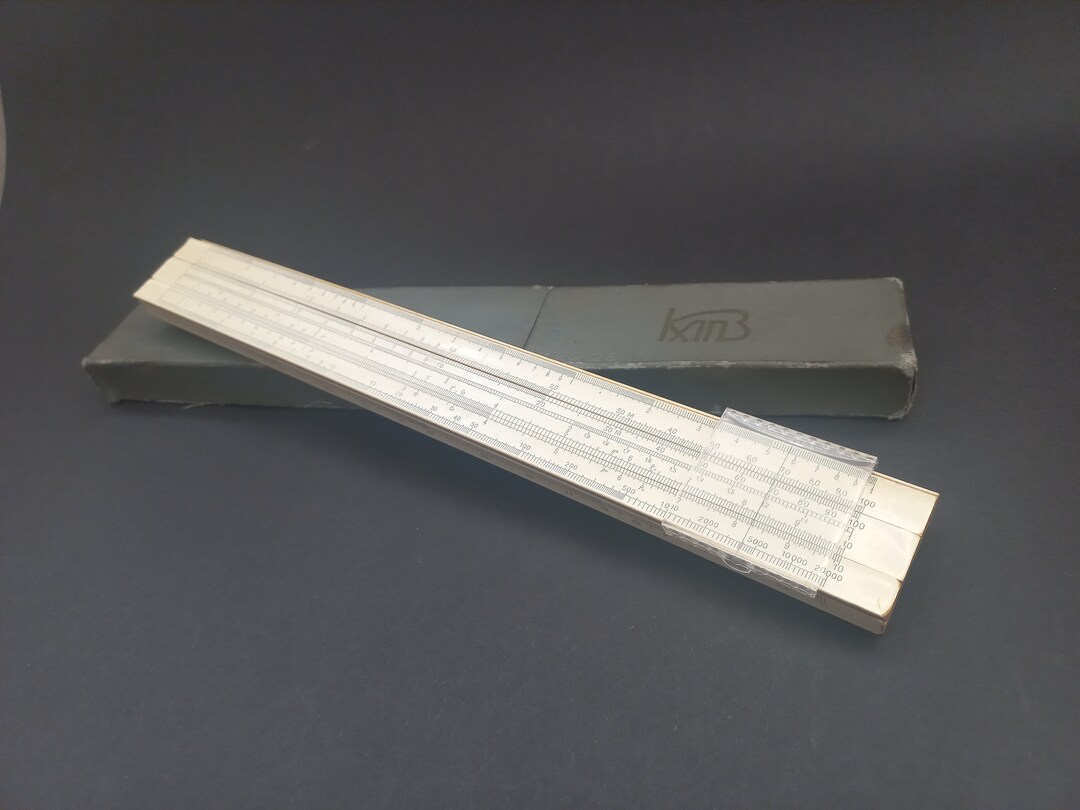 Vintage Soviet Slide Rule 1972 for Calculating Mathematical Operations ...