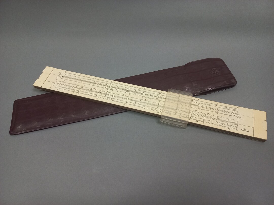 Vintage Soviet Logarithmic Ruler Slide Rule 1973 for - Etsy