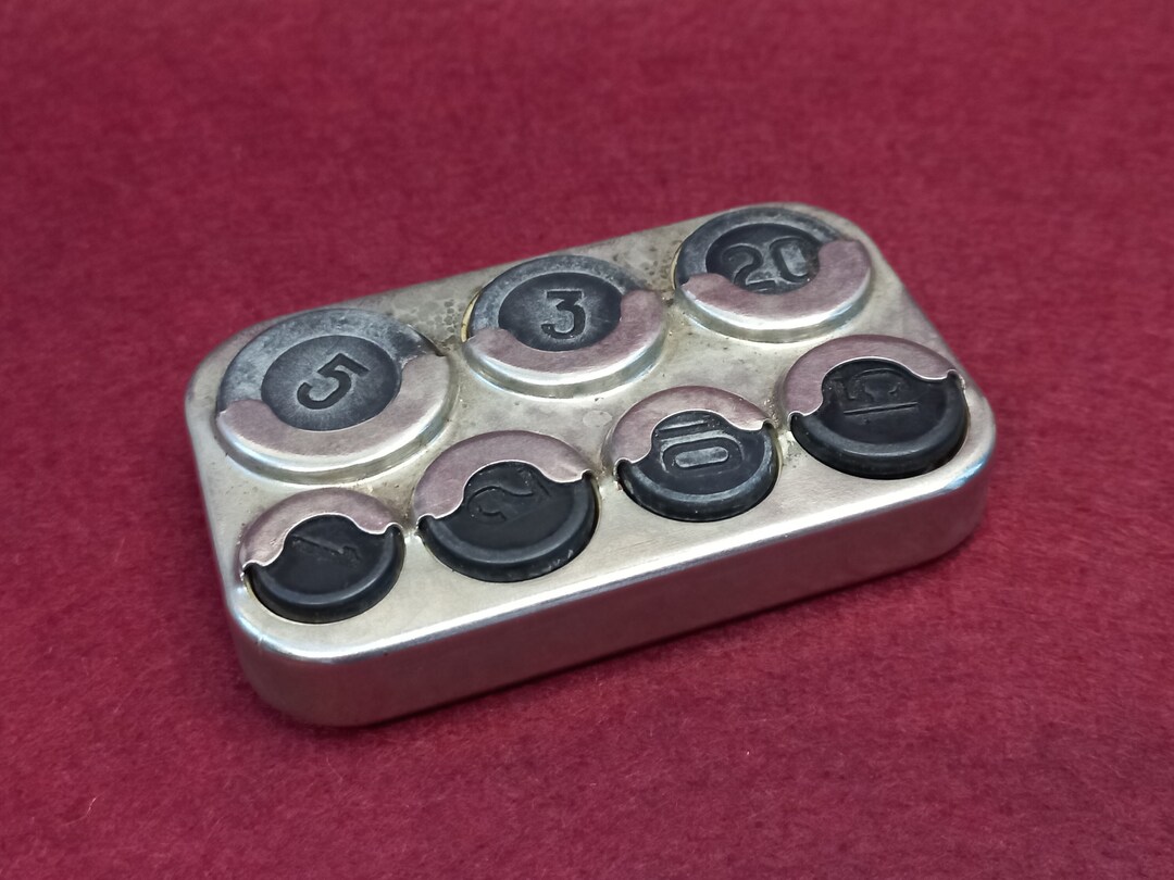 Soviet Vintage Coin Box, Rare Small Coin Box, Soviet Vintage 1970s ...