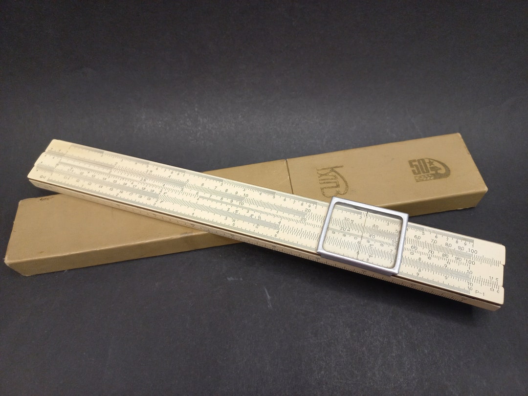 Vintage Soviet Slide Rule 1972 for Calculating Mathematical Operations ...