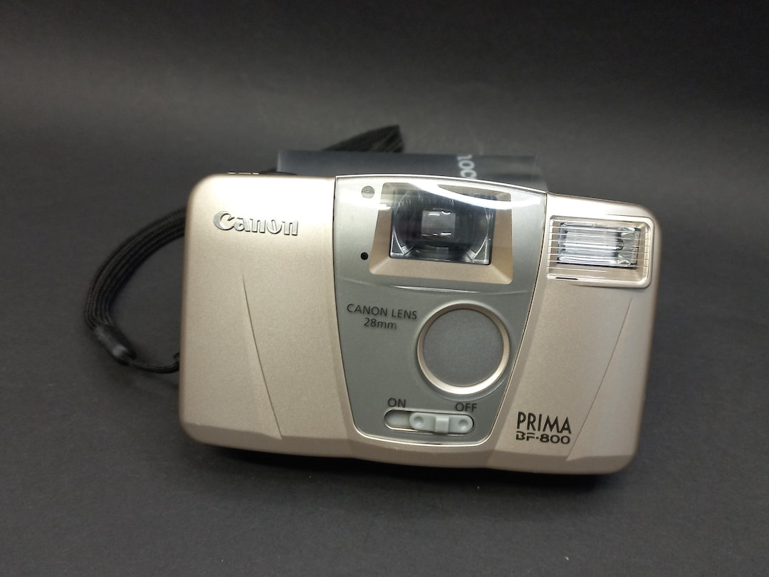 Vintage Camera Canon Prima BF-800, Film Camera Canon 1990s, Point and Shot Camera, Working Film ...