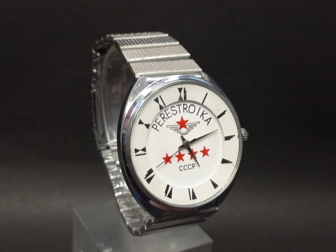 Soviet Vintage Watch Luch Perestroyka (luch Restructuring), Quartz ...