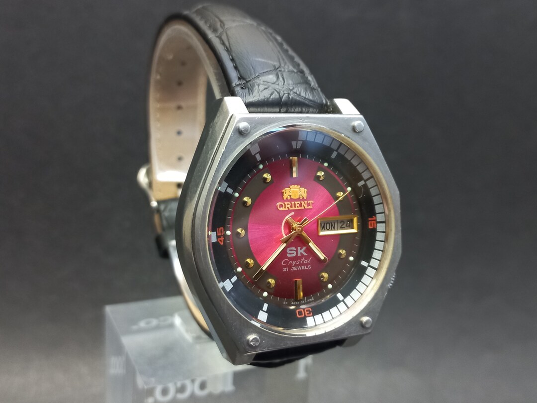 Vintage Wrist Watch Orient SK Crystal,japan Watch,automatic Watch,rare ...