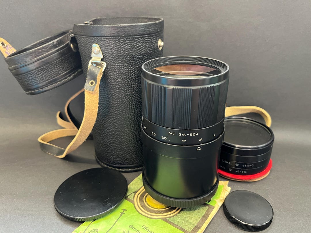 Soviet Vintage Lens MC 3M-5CA M42. Russian Lens Zenit USSR - Etsy