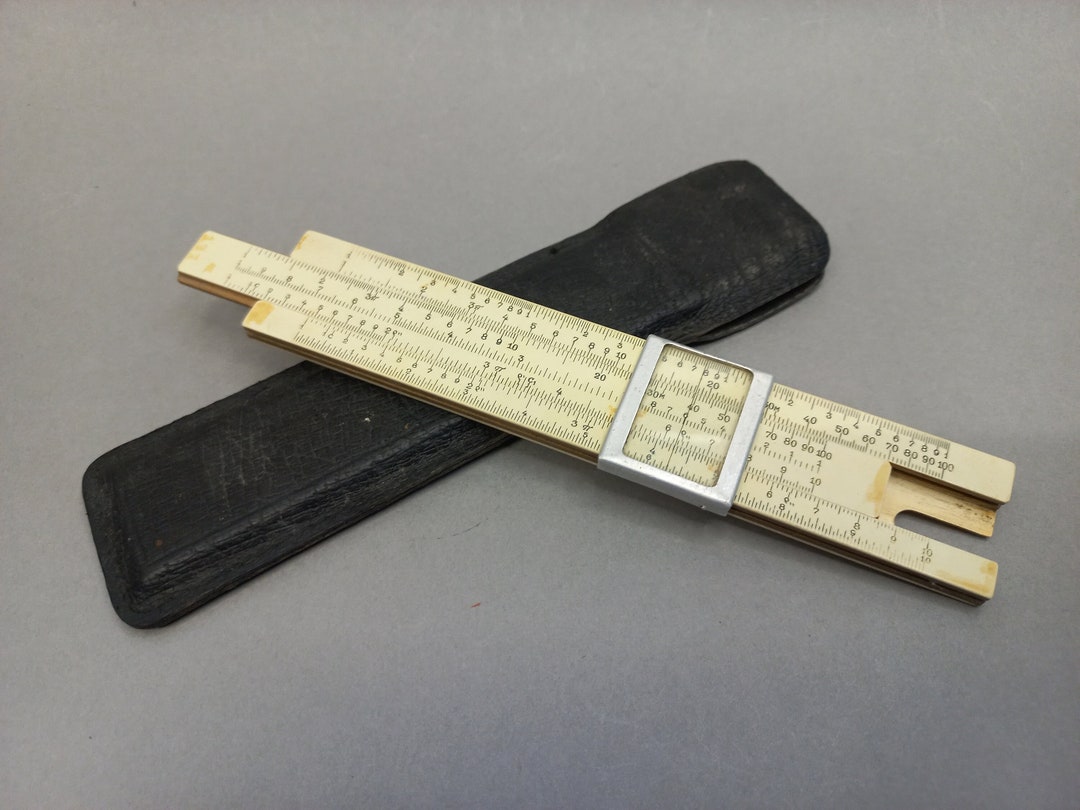 Vintage Soviet Slide Rule 1951, USSR Mini Slide Rule, Vintage Sliding ...