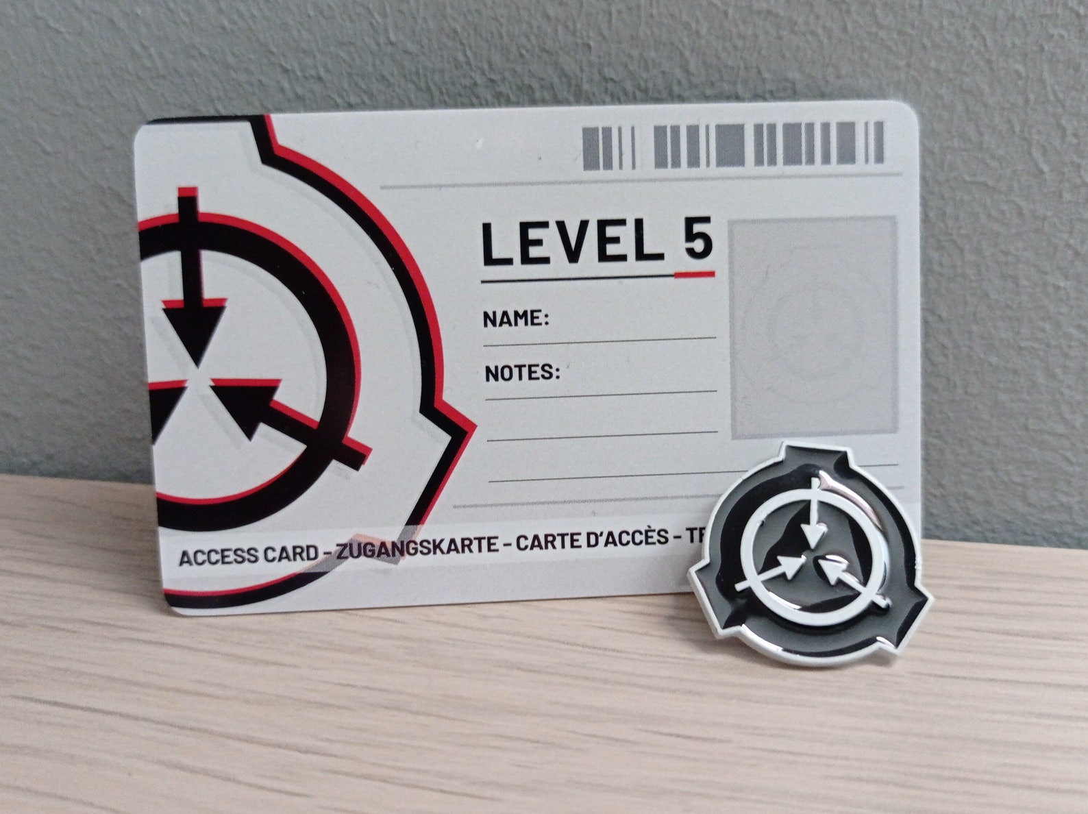 SCP Foundation Pack 1.0 2 Secure Access Cards & SCP Logo - Etsy