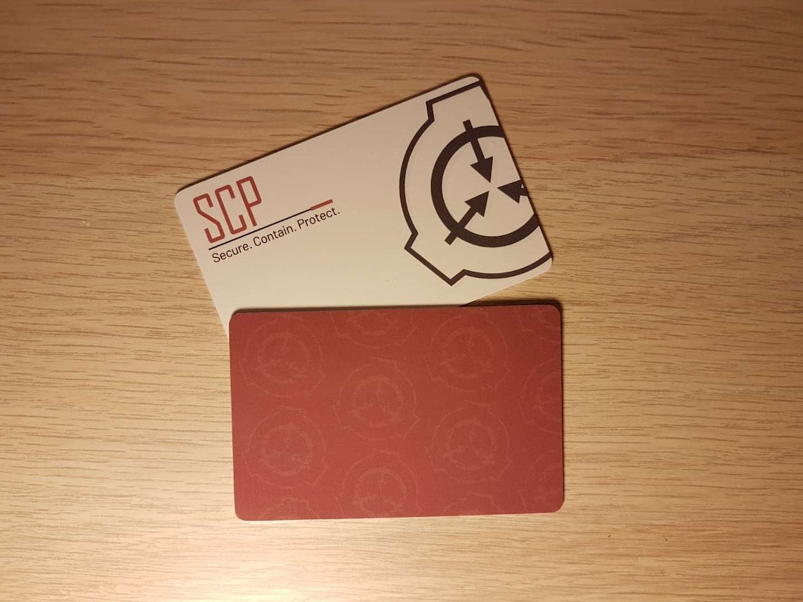 2 SCP Security Access Cards Level 5&Minimalistic Version | Etsy 2 SCP Security Access Cards Level 5&Minimalistic Version | Etsy