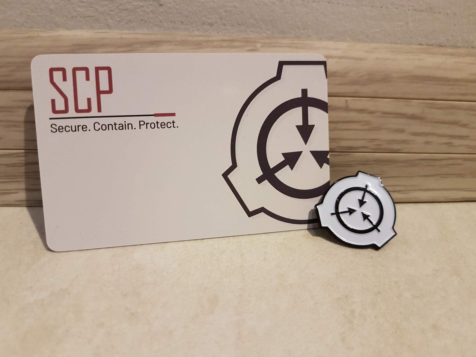 Scp Foundation Pack 20 2 Minimalistic Identification Cards And Etsy