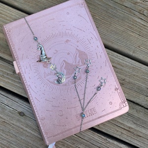 Star Chain Bookmark, Moon Bookmark, Whimsical Gift, Book Lover, Reader ...