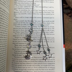 Star Chain Bookmark, Moon Bookmark, Whimsical Gift, Book Lover, Reader ...