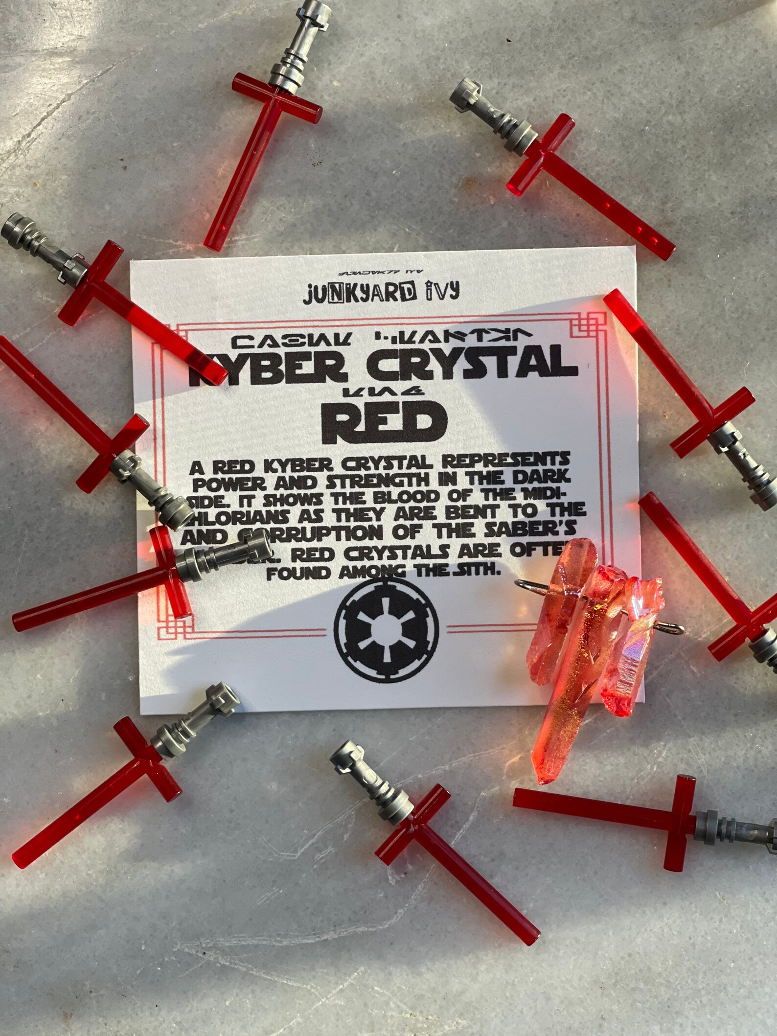 Unstable Kyber Crystal Necklace Star Wars Kylo Ren Ben Solo - Etsy Canada