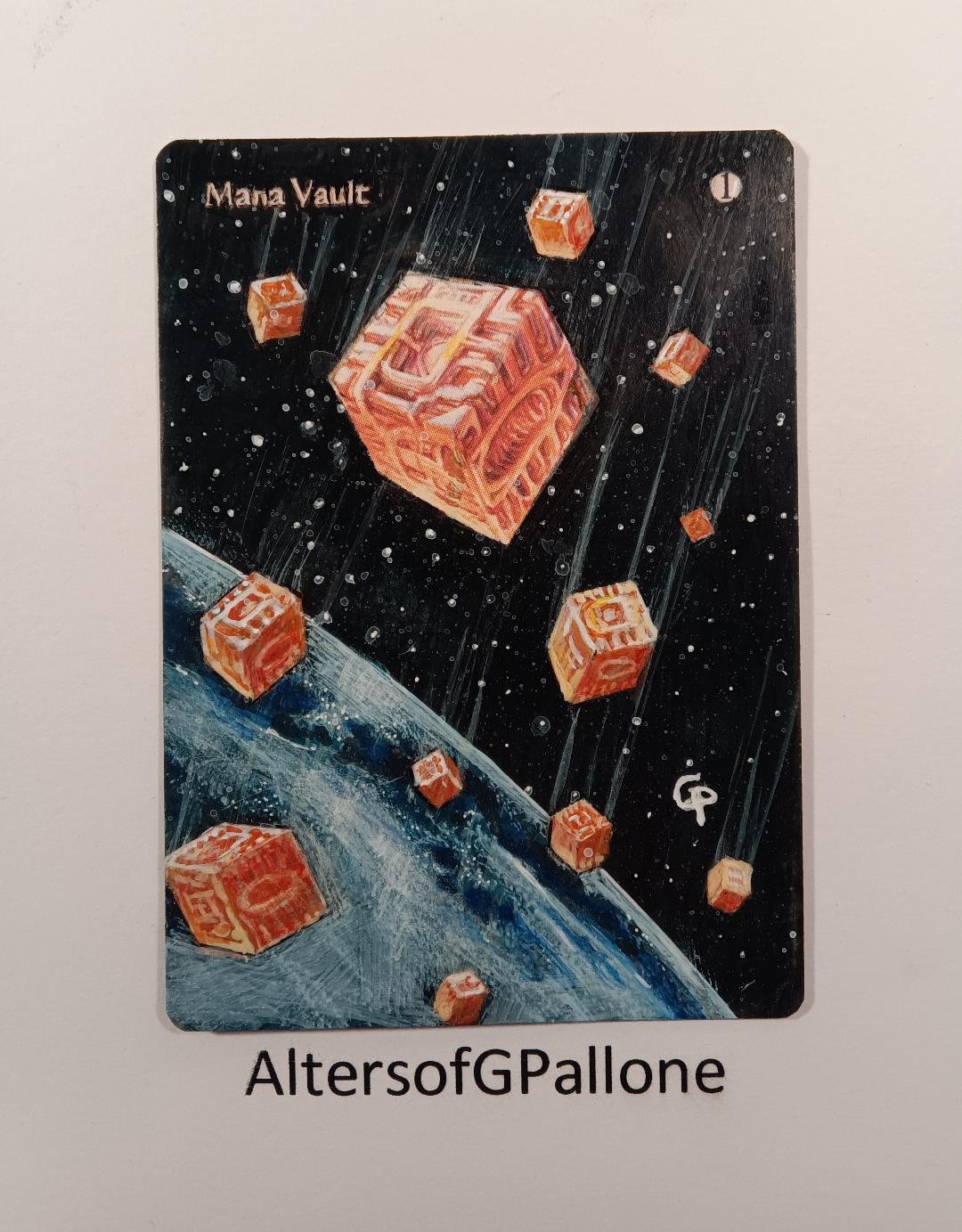 MTG Revised Mana Vault Alter Magic the Gathering EDH Old - Etsy