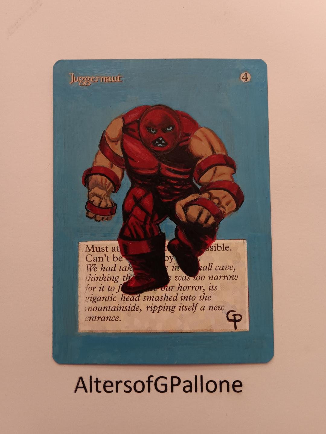 MTG Revised Juggernaut Alter Magic the Gathering EDH Old School ...