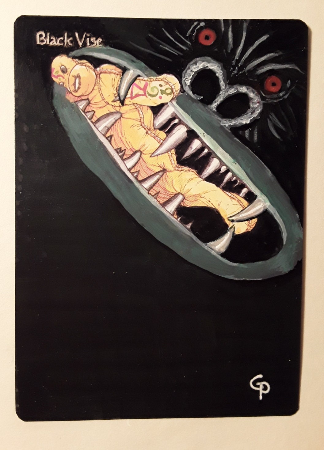 MTG Revised Black Vise King Kong Alter Magic the Gathering EDH | Etsy