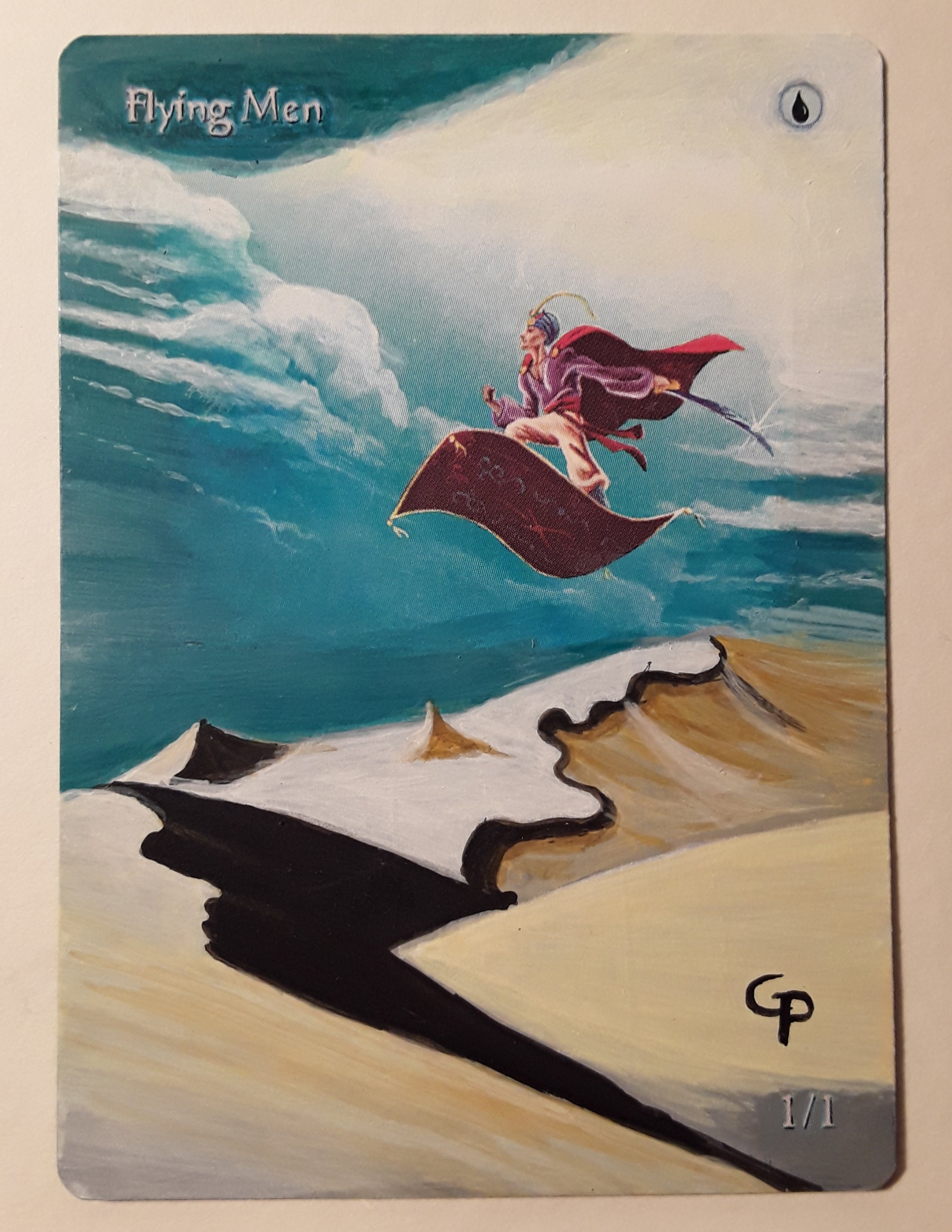 MTG Flying Men over Dune Alter Magic the Gathering EDH Old | Etsy