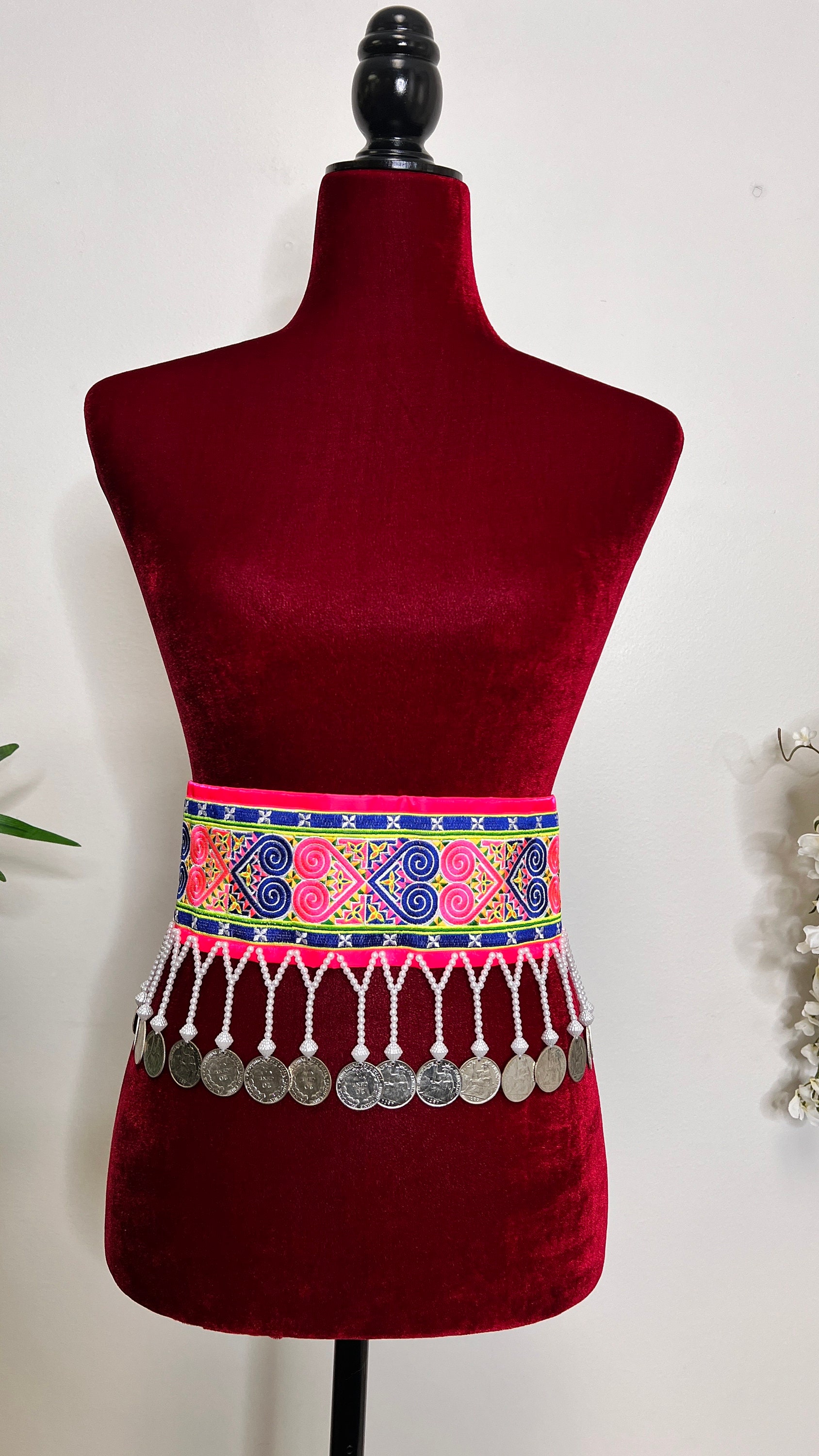 Hmong Coin Belt size 42 Inch Long - Etsy