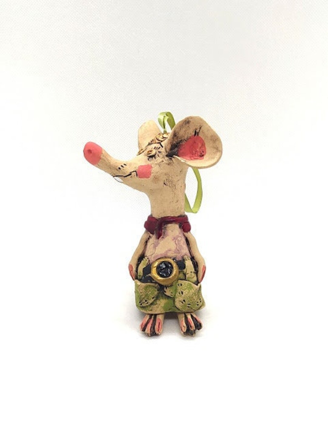 Ceramic Figurine Bell Mouse, Made in Ukraine, Animals Figurine Ceramic ...