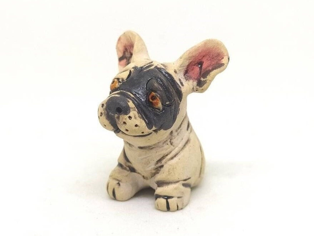 Ceramic Figurine French Bulldog,handmade Ceramics,pottery Sculpture ...