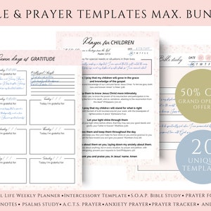 Prayer & Bible Study Ultimate Bundle Commercial Use for KDP - Etsy UK