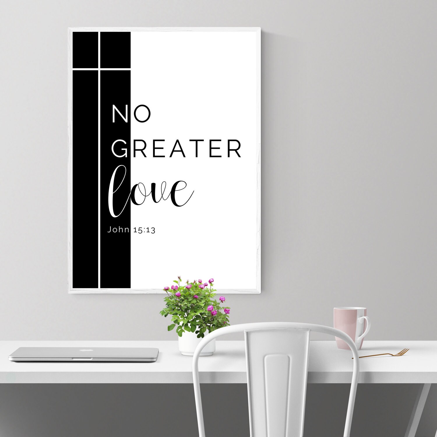 Christian Wall Art / Bible Verse Wall Art/ Jesus Christ / Home - Etsy