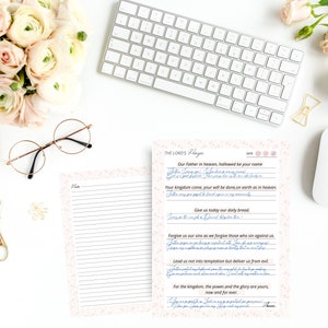 Lord's Prayer, Bible Journaling Templates, Prayer Journal, Bible Study ...