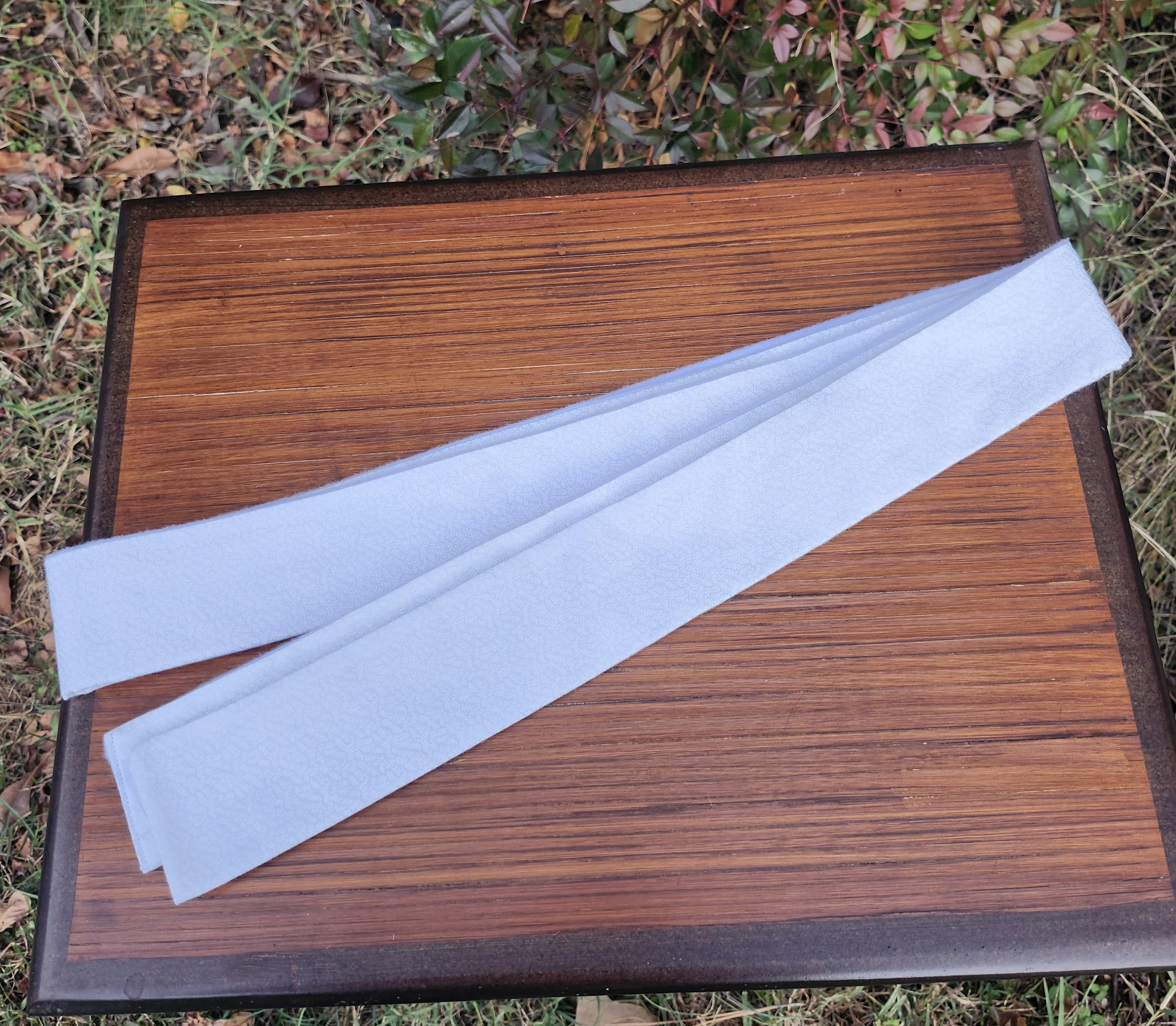 XL Formal Cotton-flannel Reversible 2-fold Stock Tie - Etsy