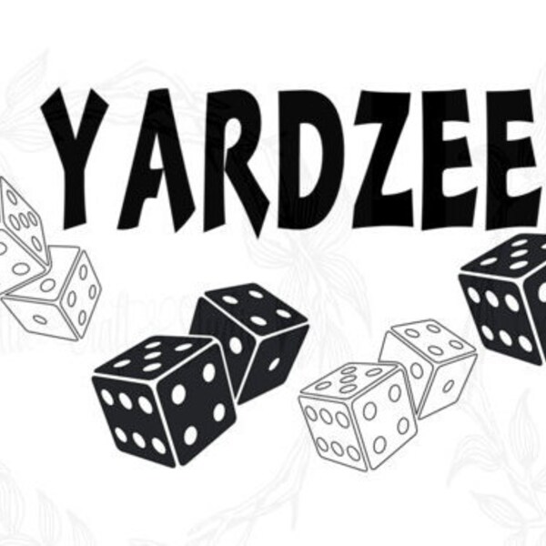 Yardzee Svg - Etsy