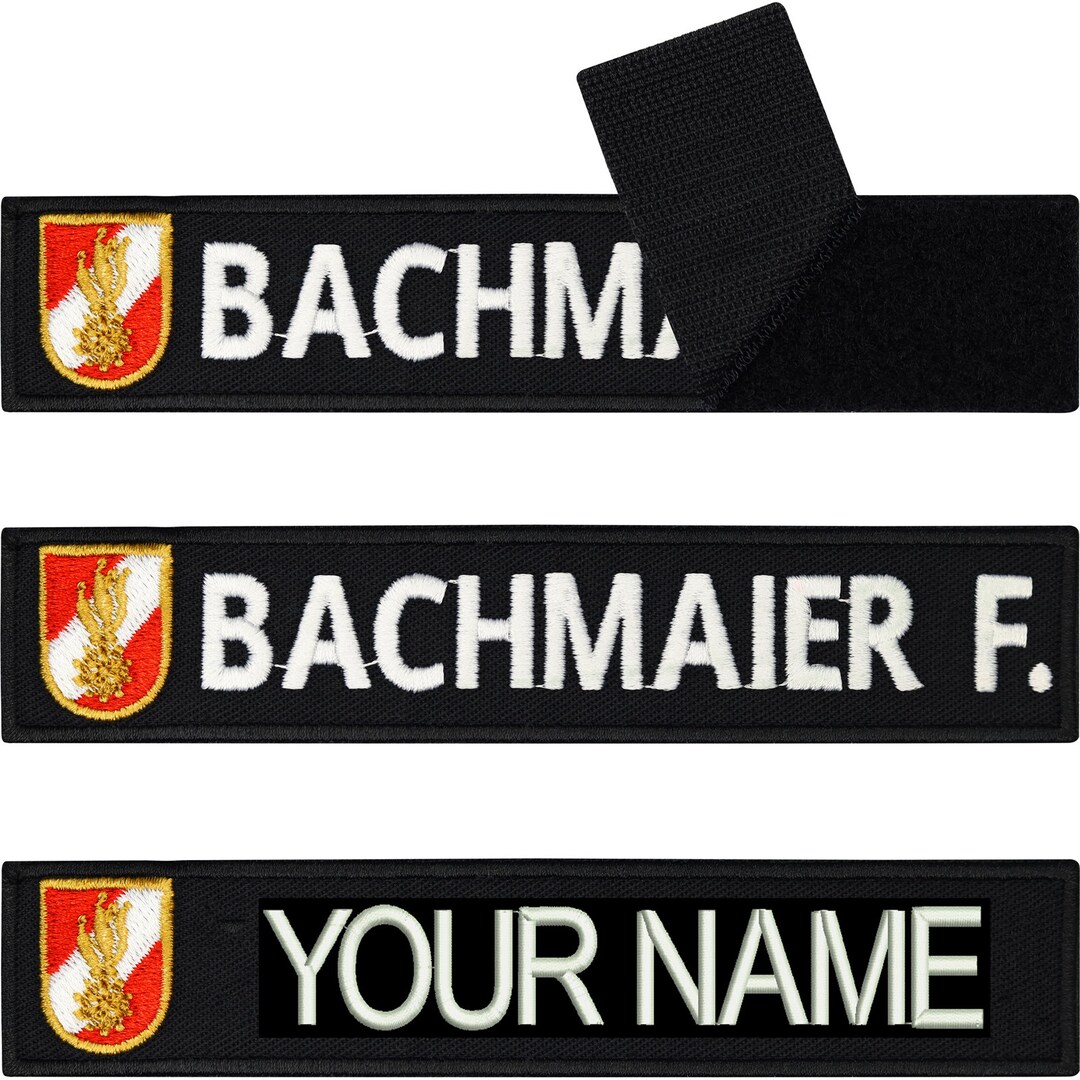 Velcro Patches Name Tags Fire Brigade Velcro Patch - Etsy
