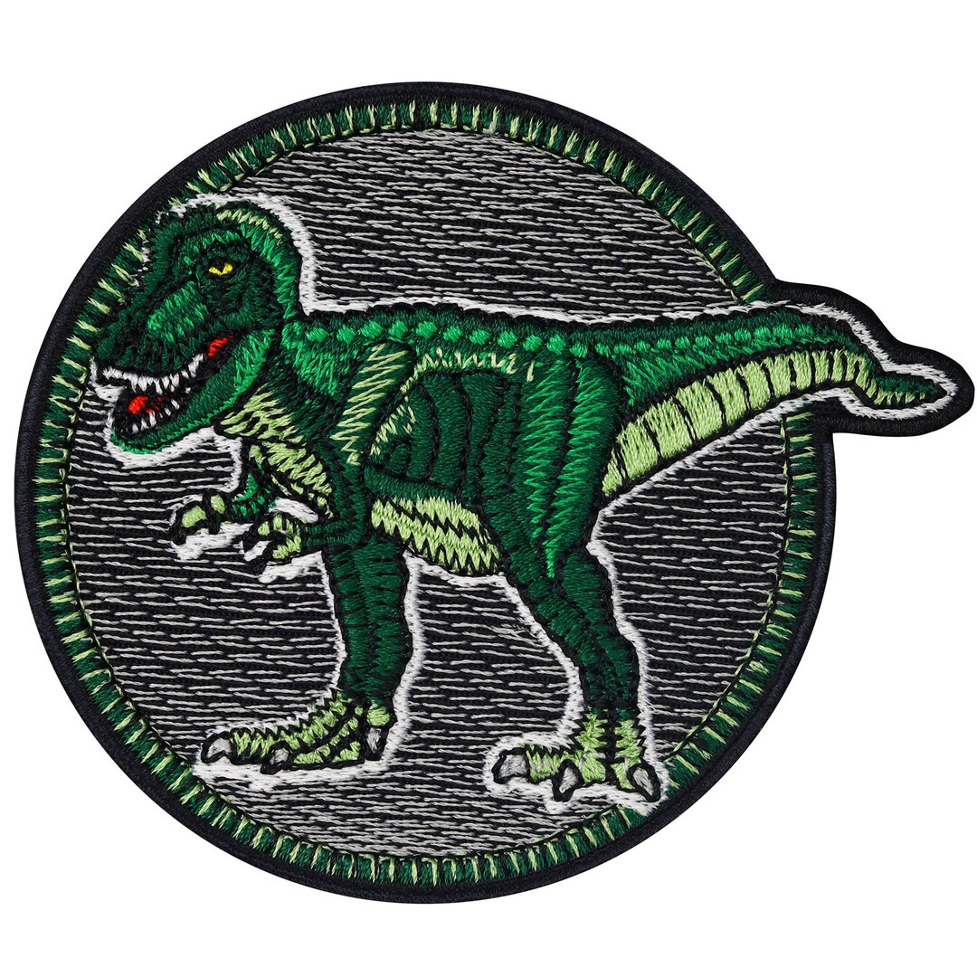 T-rex Dinosaur Figures Patch Children Patch Tyrannosaurus Rex - Etsy