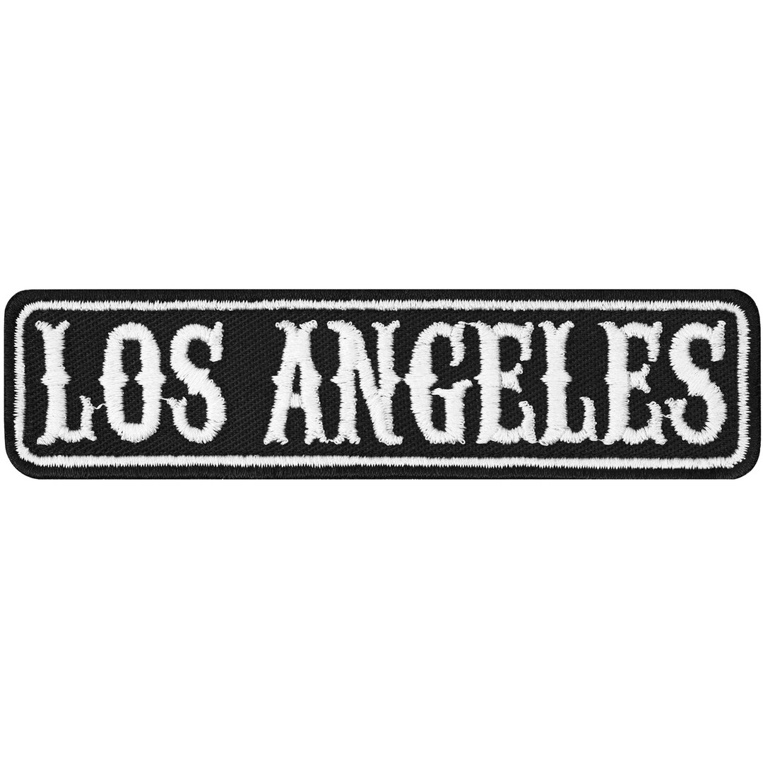 Patch Los Angeles Biker Patch Rank Patch Iron-on Patch Motorcycle Club ...