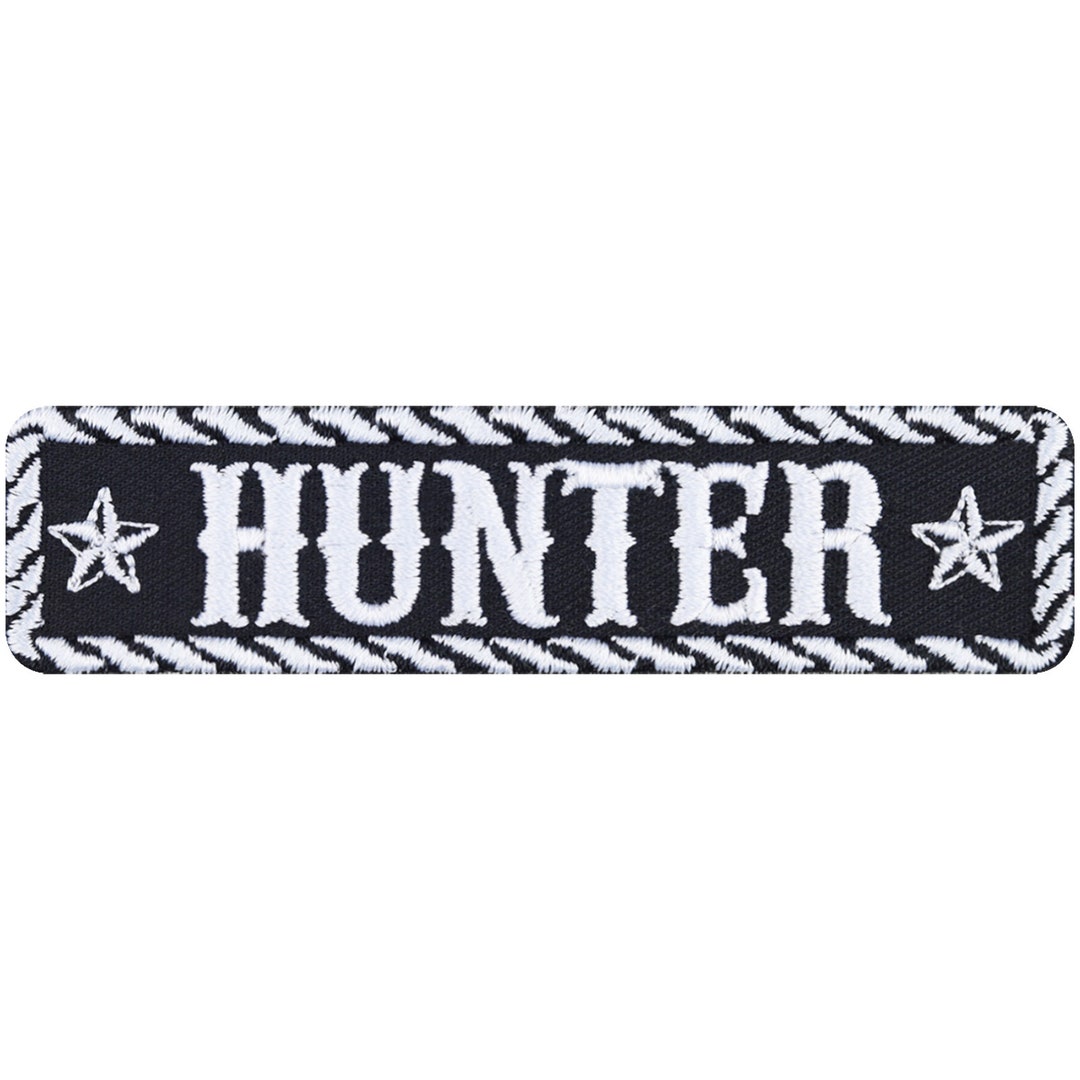 Hunter Patch: Hunter Iron-on Hunters Patch Protect Application 100x25mm ...