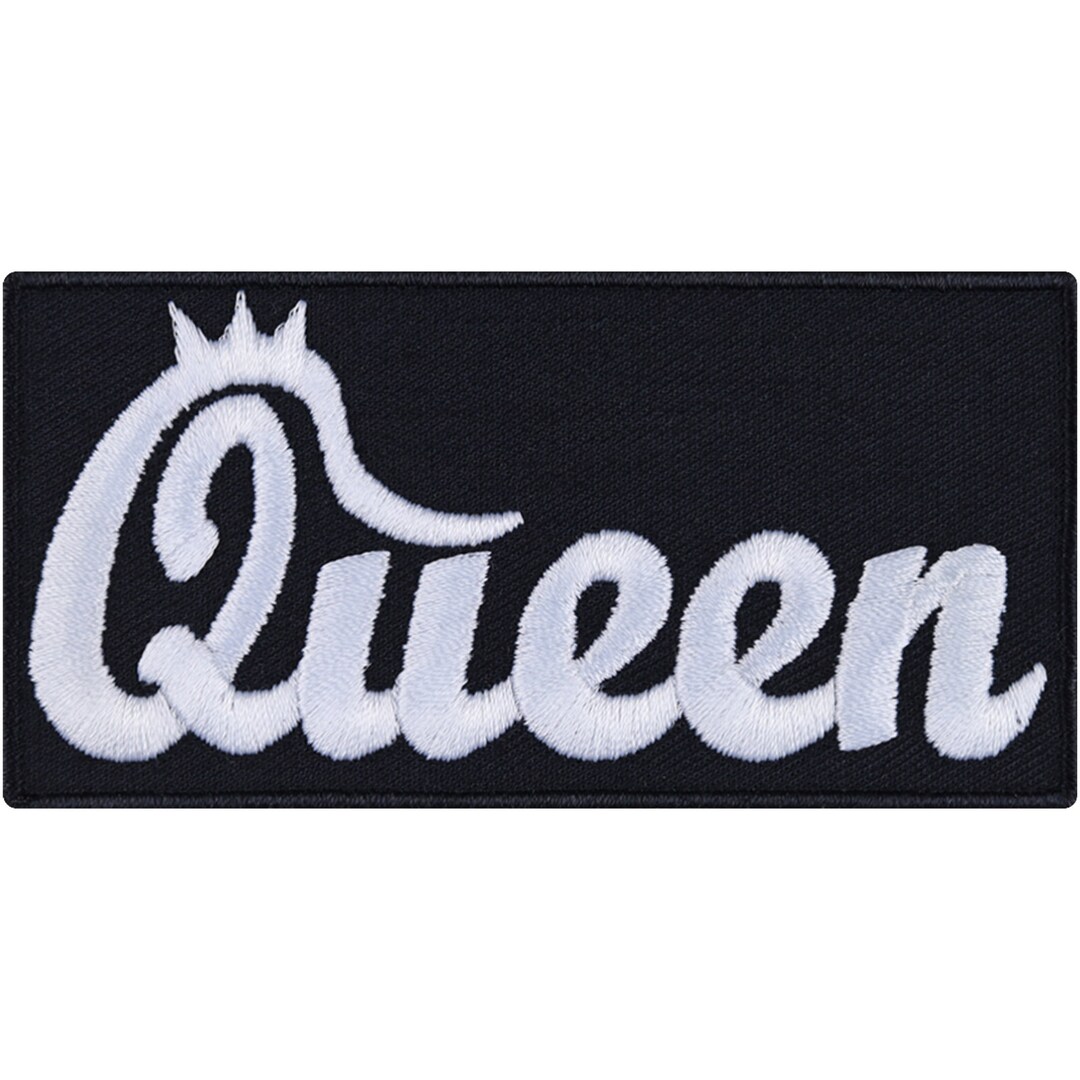 Queen Patch Women Iron-on Lady Biker Patch Funny Application - Etsy