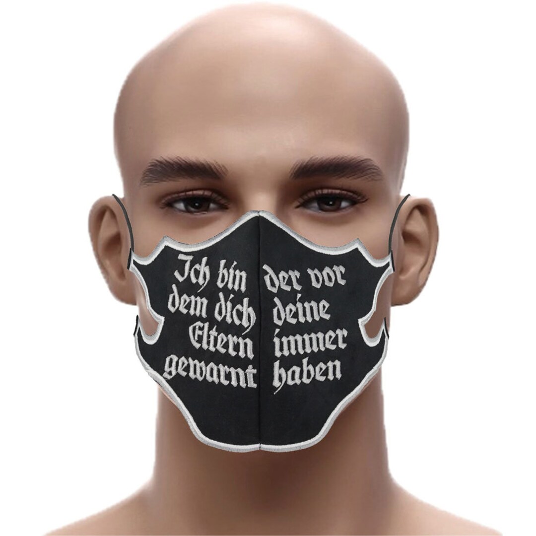 I Am The... Evil Biker Rocker Mask Reusable Mouth-nose - Etsy