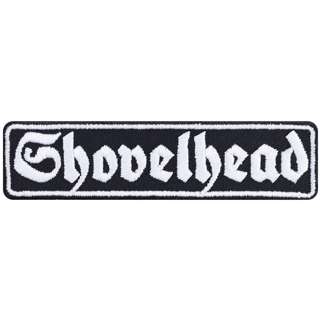 Biker Patch: Shovelhead Sticker Davidson Iron-on Cruiser Patch 100 X 25 ...