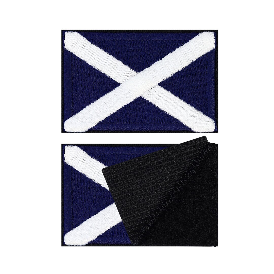 Scotland Flag Patches Velcro Set of 2 Military Velcro 40x60mm - Etsy UK