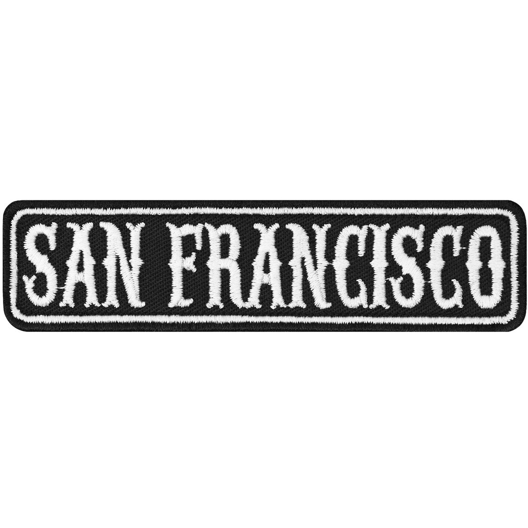 San Francisco Patch Biker Patch Rank Patch Application Motorcycle Club ...